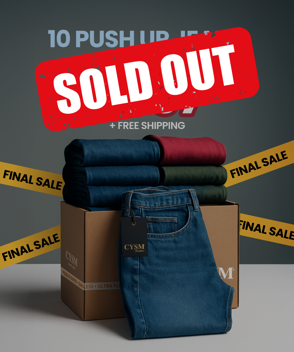 Mystery Box | 10 CYSM Push-Up Jeans for $397 + Free Shipping — CYSM Shapers